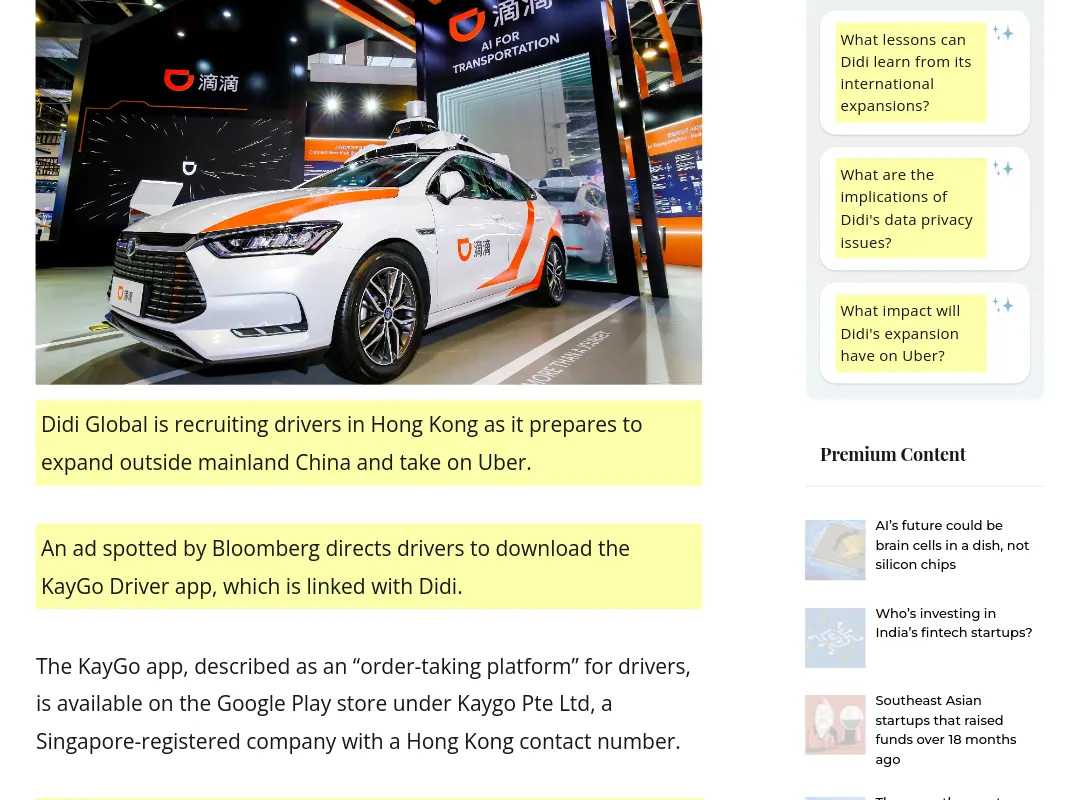 Competitive Intelligence Insight